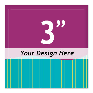 Custom 3" Square Large Pinback Buttons | Buttonworks – Buttonworks.com